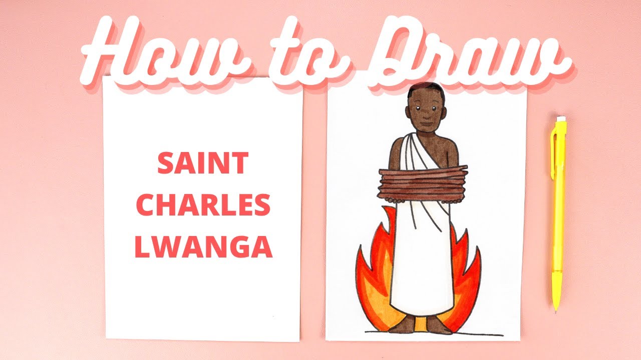 How to Draw Saint Charles Lwanga Step-by-Step Catholic Art Tutorial ...