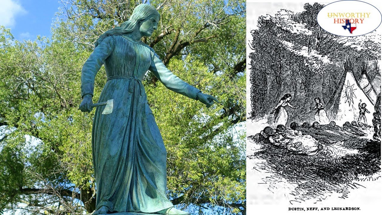 Hannah Duston is Captured by Abenaki Indians in Haverhill Massachusetts ...