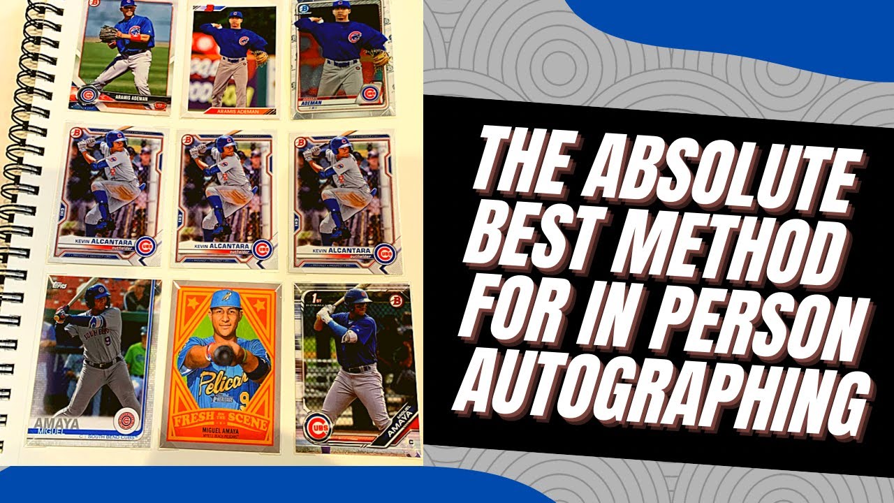 The Absolute Best Method For In Person Autographs - YouTube