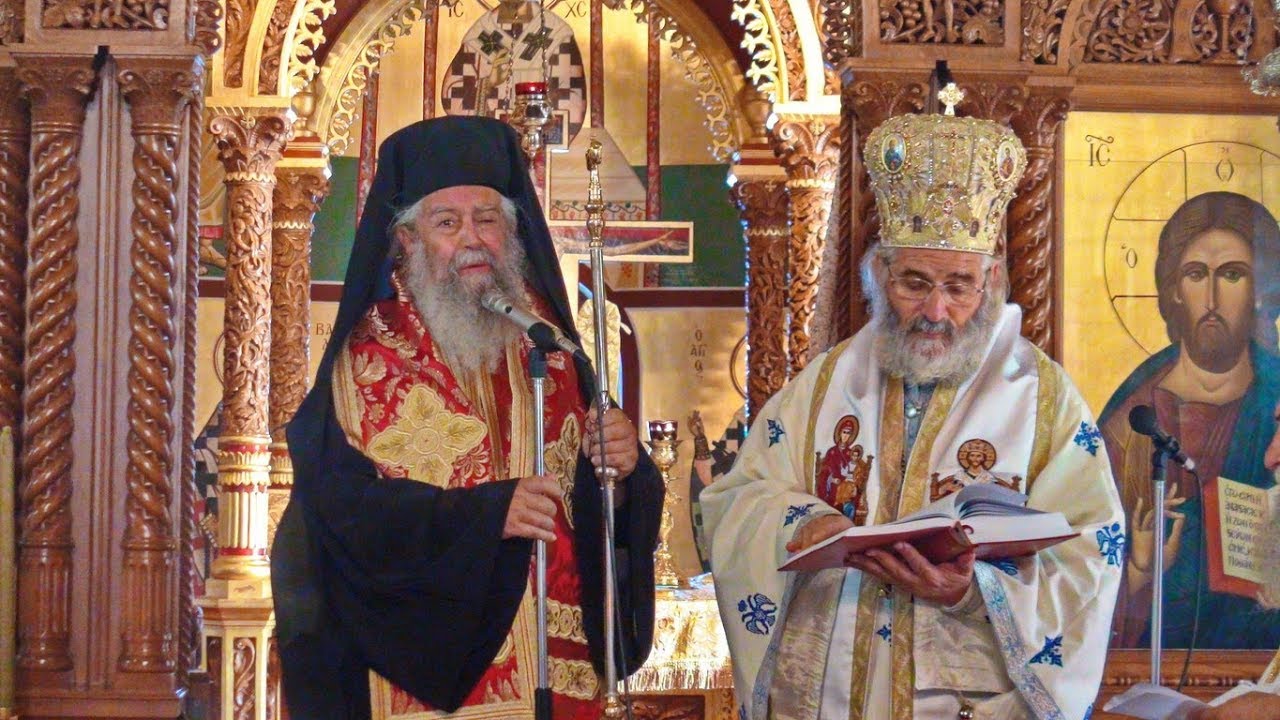 Θ. ΛΕΙΤΟΥΡΓΙΑ ΣΤΟΝ ΑΓ. ΣΑΒΒΑ, ΓΕΡΟΝΤΑΣ ΑΜΦΙΛΟΧΙΟΣ- ΣΕΒ. ΜΗΤΡ.ΠΑΙΣΙΟΣ ...