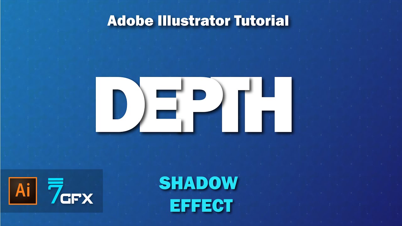 CREATE SHADOW EFFECT | Adobe Illustrator Tutorial - YouTube