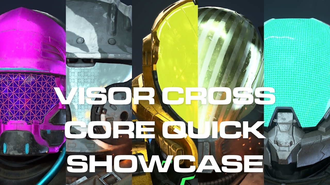 CROSS CORE VISORS ARE HERE! August drop pod! - Halo infinite news - YouTube