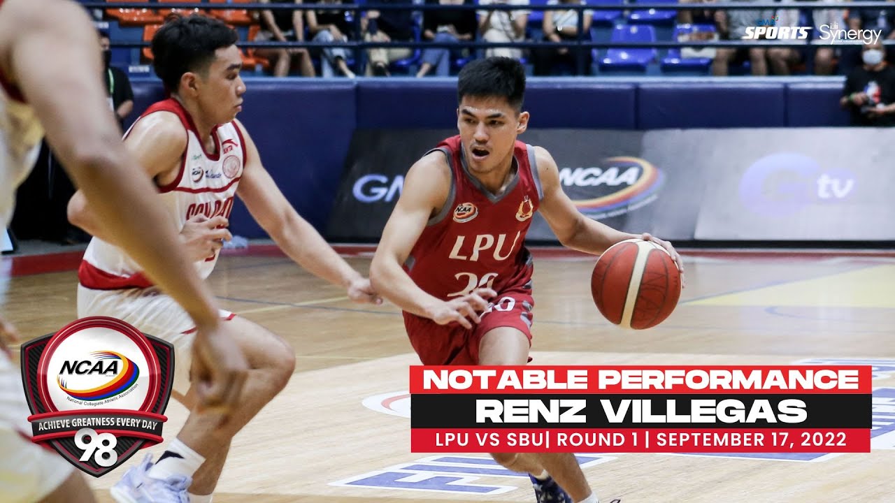 NCAA Season 98 | Notable Performance: Renz Villegas (LPU vs San Beda ...