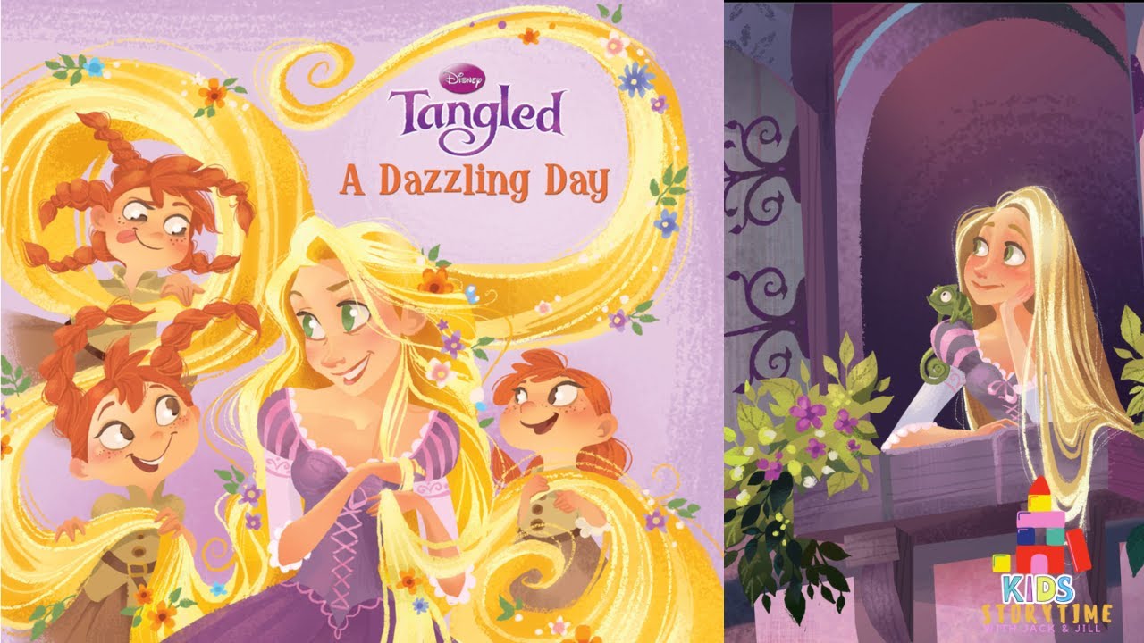 💇🏼‍♀️💈Kids Book Read Aloud: Disney Tangled : A Dazzling Day - YouTube