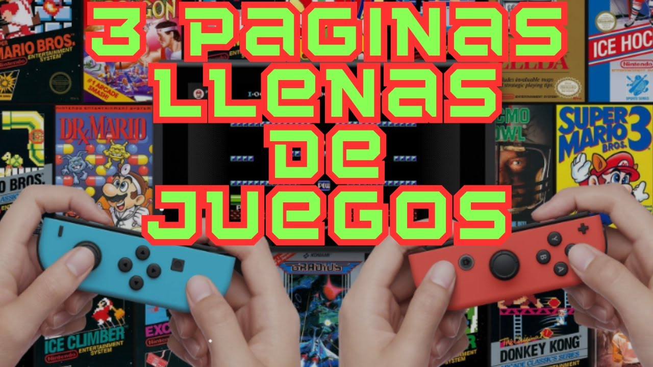 3 Paginas de Juegos REtro Gratis para matar el aburrimiento - YouTube