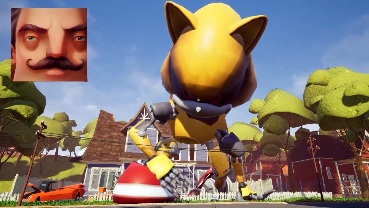 Hello Neighbor - My New Neighbor Big Super Sonic Metal the Hedgehog Act ...