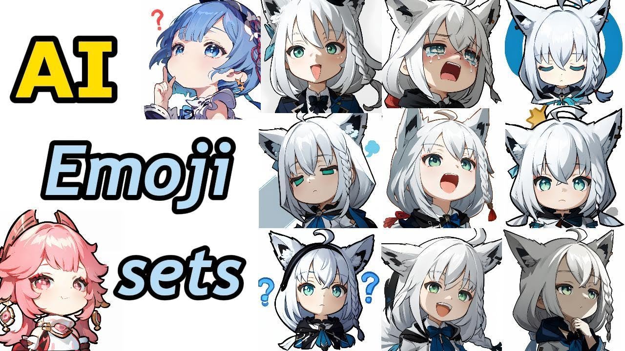 How to use AI to make exclusive emoji sets? - YouTube