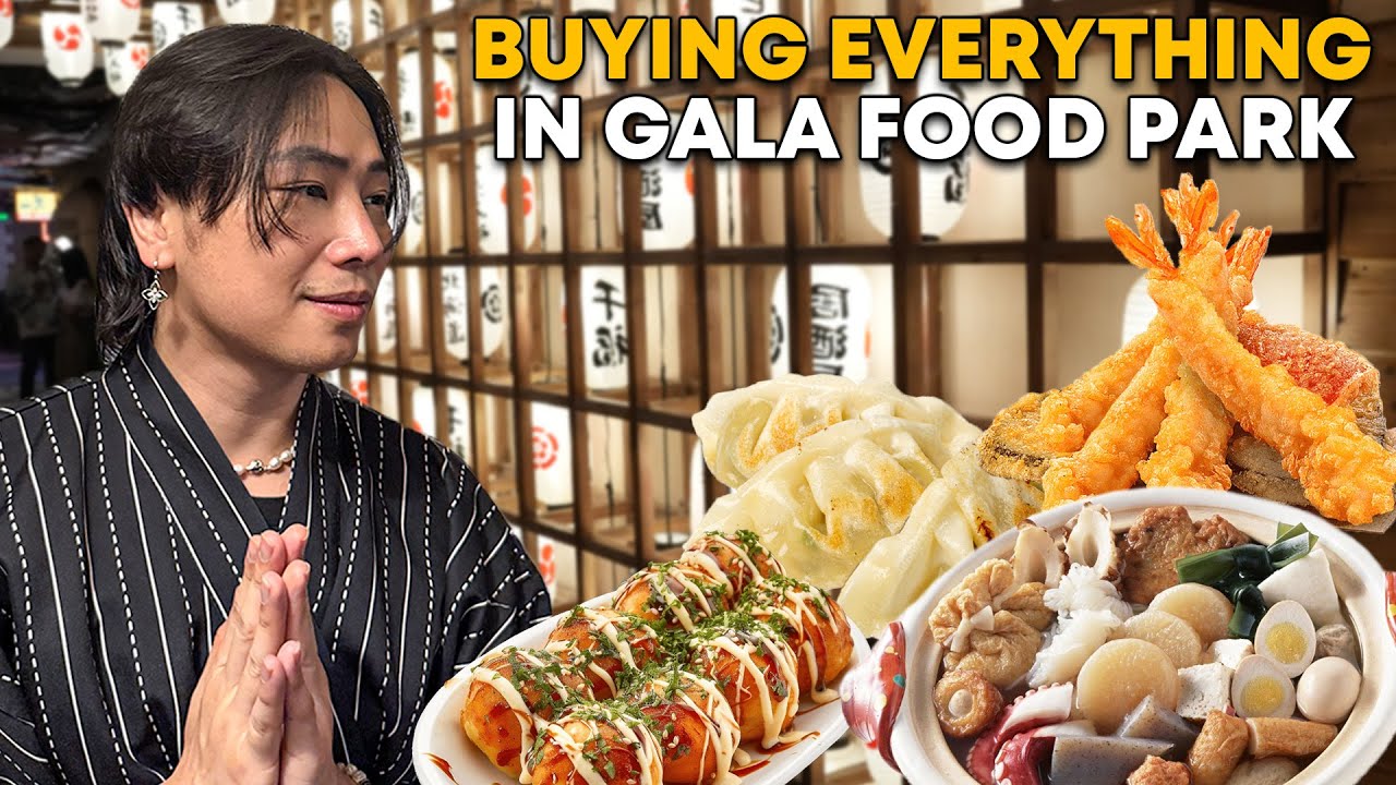 BUYING EVERY STREETFOOD IN “OSAKA” PASAY (Gala Food Park) - YouTube