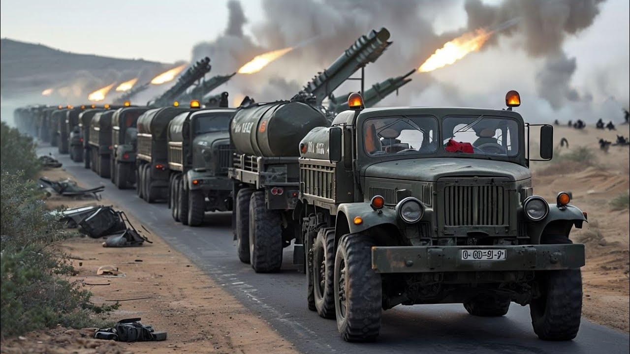 500 NATO convoy trucks carrying ballistic missiles destroyed by Russia ...