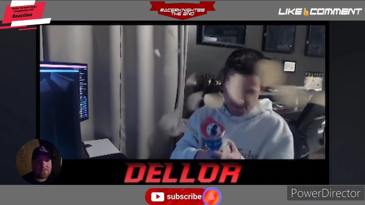 Dellor Fortnite Rage Compilation 135 Reaction - YouTube