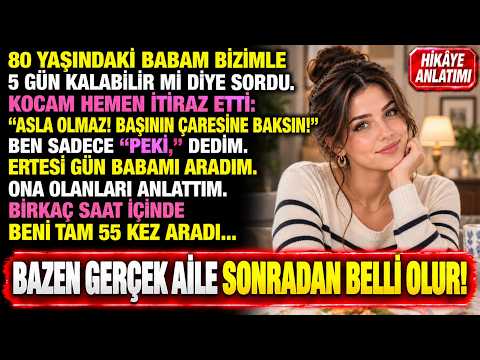 Kocam Babamı Evden Kovmak İstedi: “Asla Olmaz!” Dedi, Ben De Kararımı Verdim!