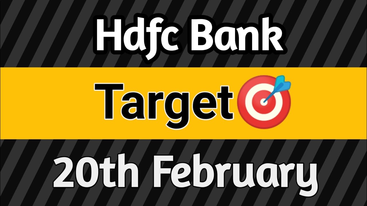 hdfc bank stock news today |hdfc bank share price target tomorrow ...