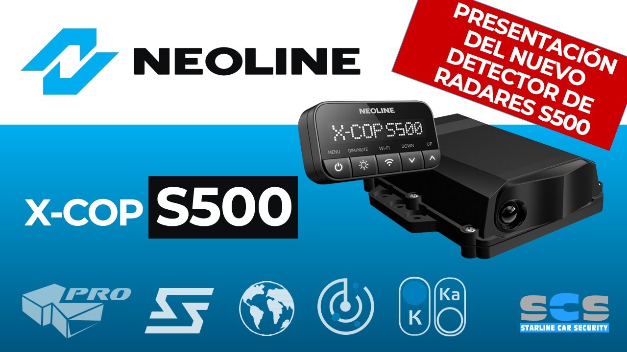 Detector de Radar Neoline X-COP S500 - YouTube