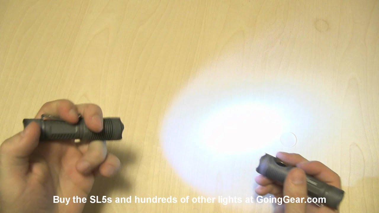 Spark SL5-190NW & SL5-220CW XM-L Flashlight Review - YouTube