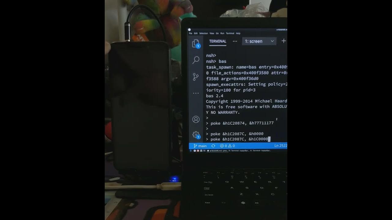 BASIC blinks the #PinePhone LEDs ... On Apache #NuttX RTOS 🤩 - YouTube