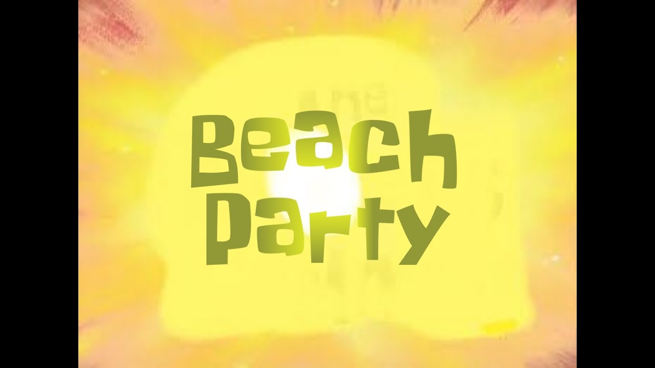 SpongeBob Music Beach Party - YouTube