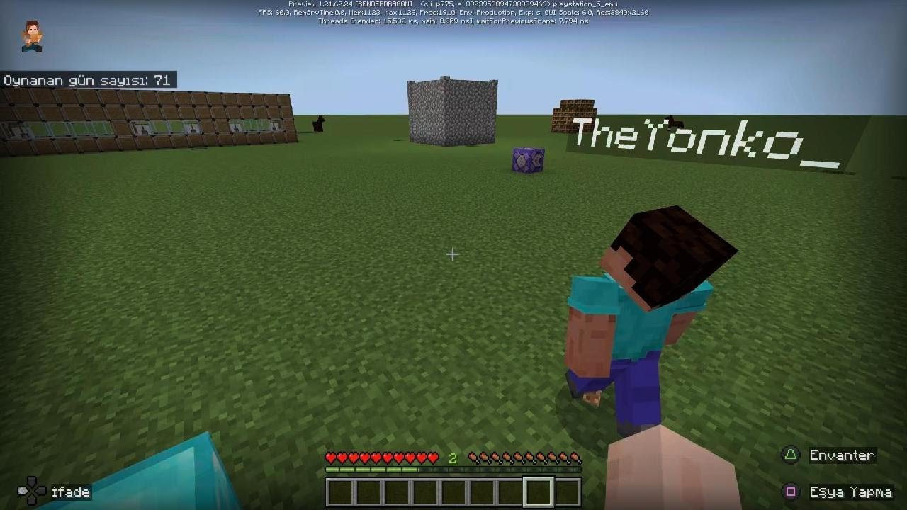 Minecraft eve gidiyor - YouTube