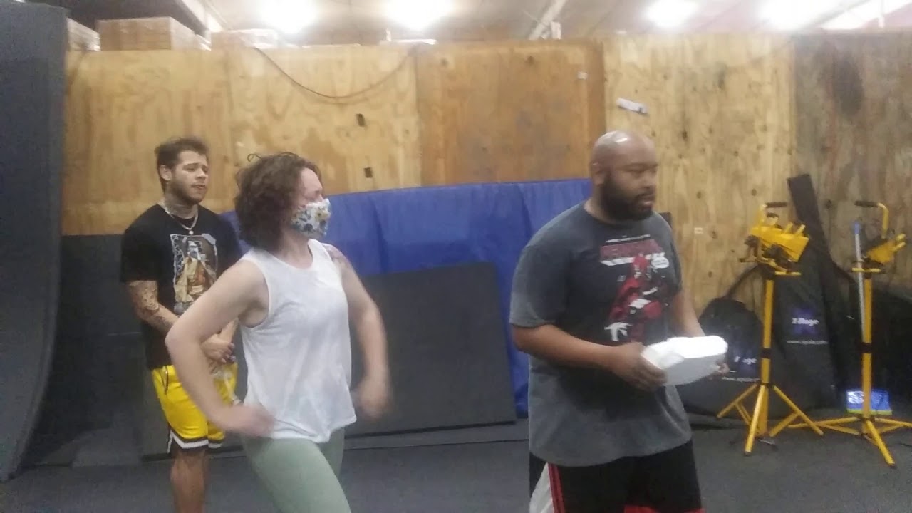 Practice fight scene - YouTube