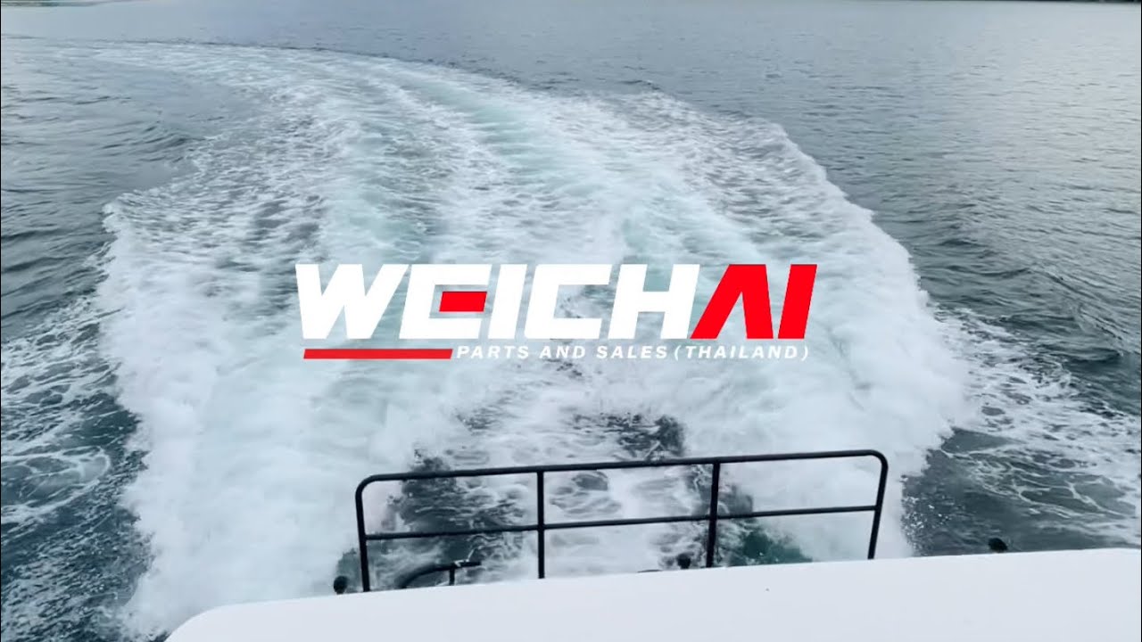 Weichai marine engine WP12 500 HP 2100 RPM (Common rail) - YouTube
