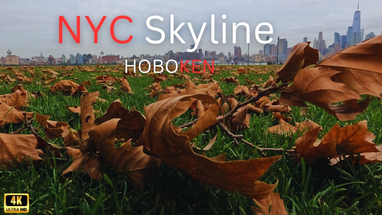 Walking Tour in Hoboken's Waterfront: A Fall Foliage Escape - YouTube