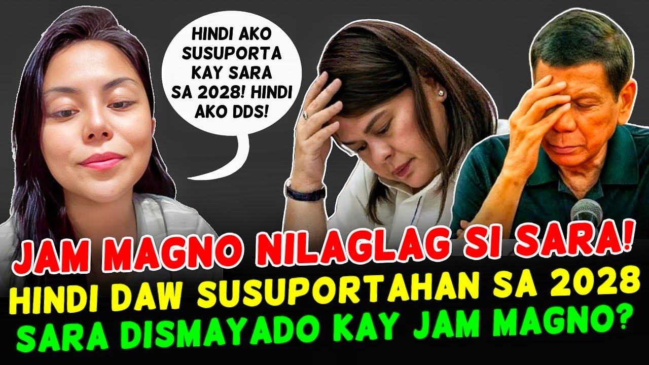 aw! Jam Magno Hindi Daw Susuporta Kay Sara Duterte Sa 2028! At Hindi ...