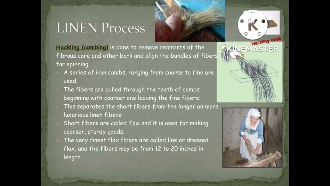 Natural Fiber Linen - YouTube