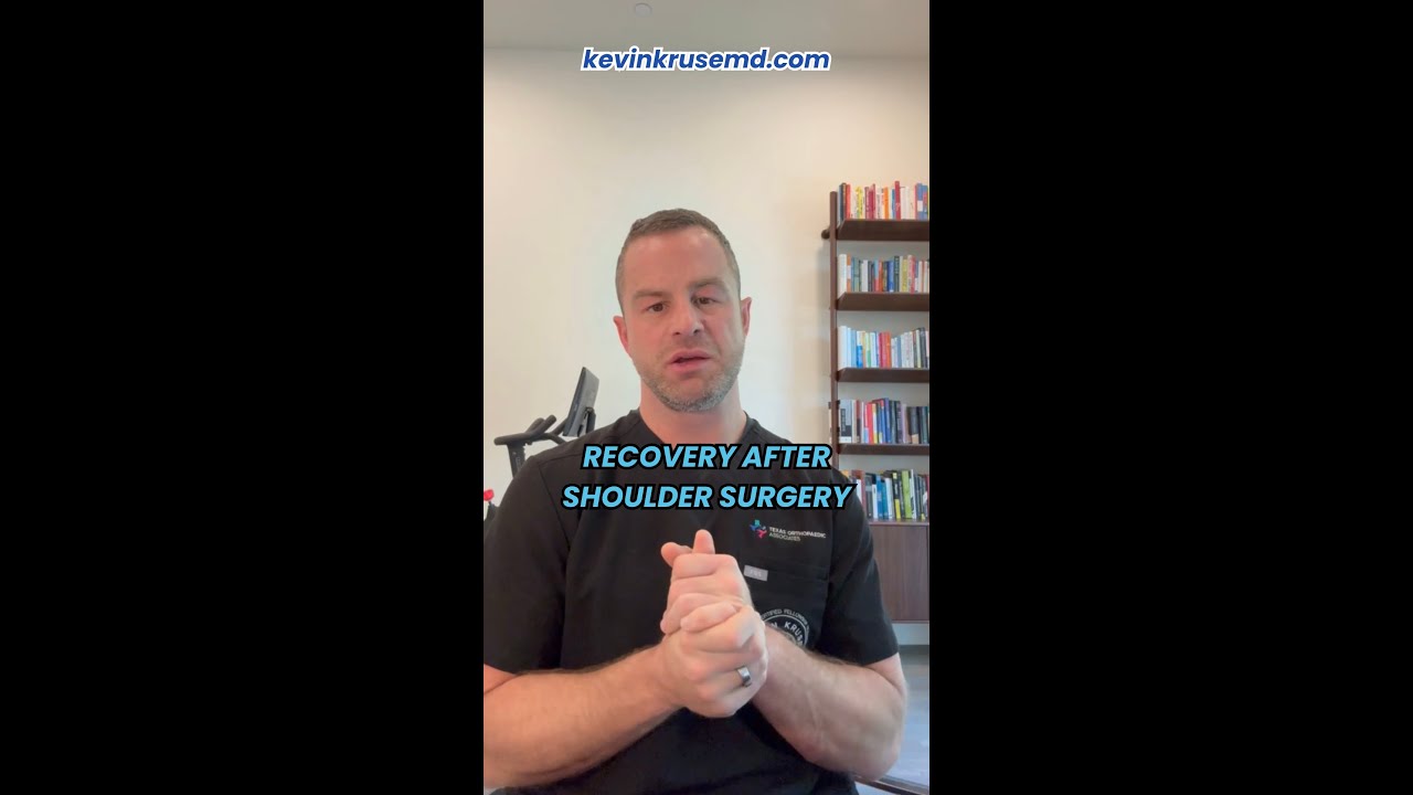Recovery After Shoulder Surgery #shouldersurgery #orthopedicsurgeon ...