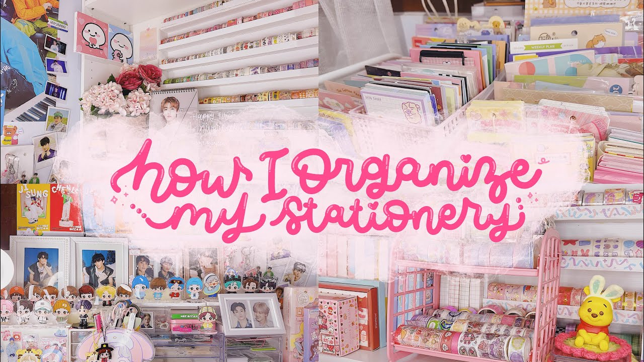 How I Organize My Stationery Collections : Stickers, Washi Tapes ...