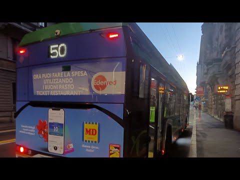ATM Milano Bus 50 (PERCORSO COMPLETO) - Da Lorenteggio a Cairoli M1