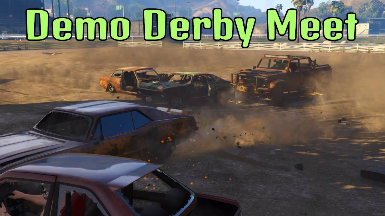 GTA 5 Demolition Derby Car Meet Pt.2 - YouTube