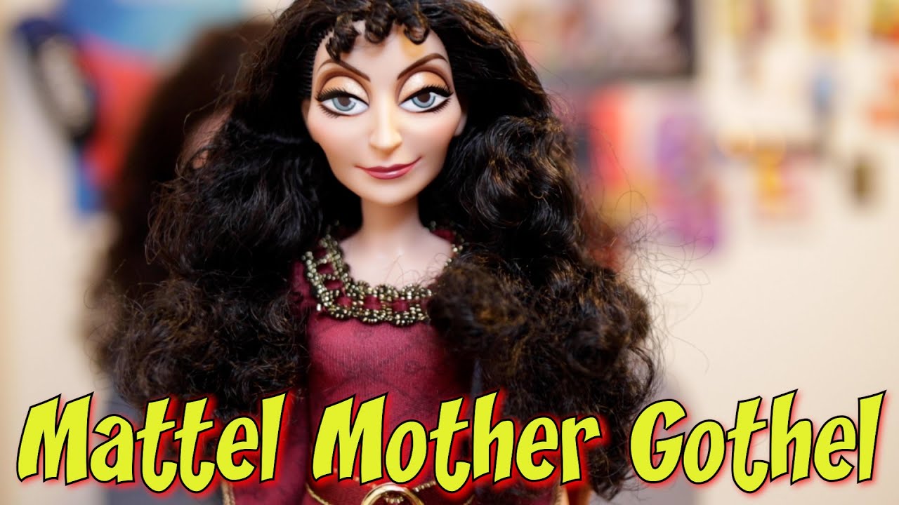 NEW Disney Mattel Mother Gothel, a review & comparison to the Disney ...