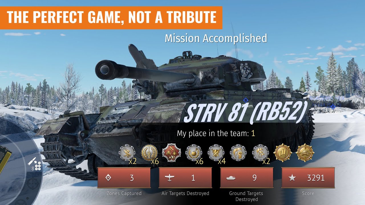 Strv 81 (Rb52) - The Obi Wan of Perfect Highgrounds [War Thunder] - YouTube