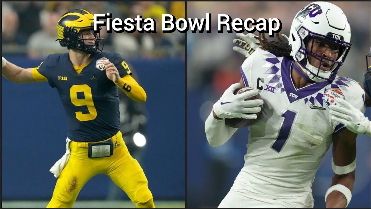 TCU vs Michigan / 2022 Fiesta Bowl Recap - YouTube