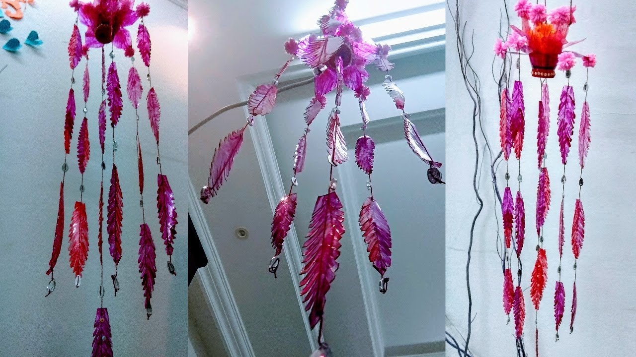 Plastic Bottle Wind Chime | plastic bottle Craft | Recycled ideas ...