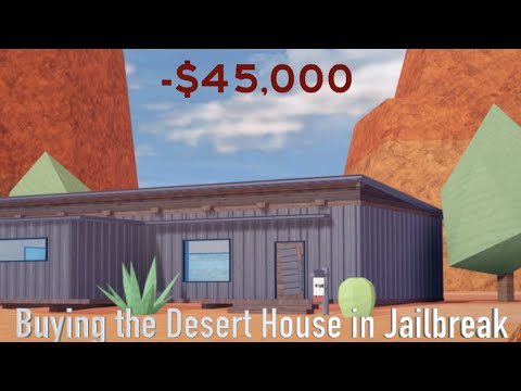 Spending $45,000 on the Desert House | Roblox Jailbreak - YouTube