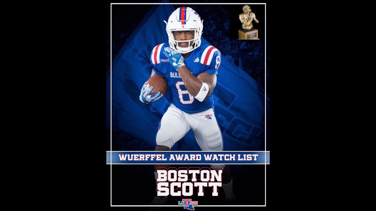 Louisiana Tech University FCA President #6 Boston Scott - YouTube