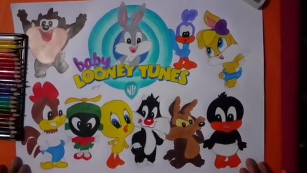 Como dibujar a los Looney Tunes bebe/ How to draw looney tunes baby ...