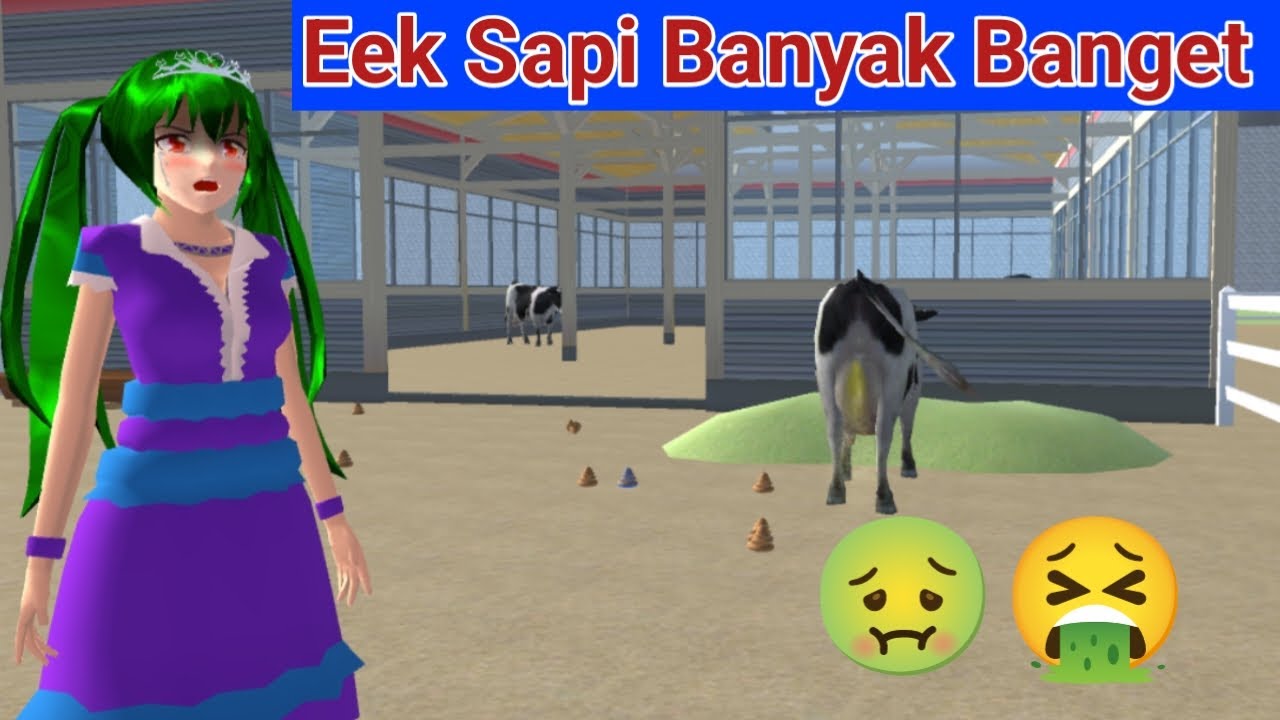 Eek Sapi Banyak Banget 💩 || Kesal Kena Eek Sapi || Sakura - YouTube