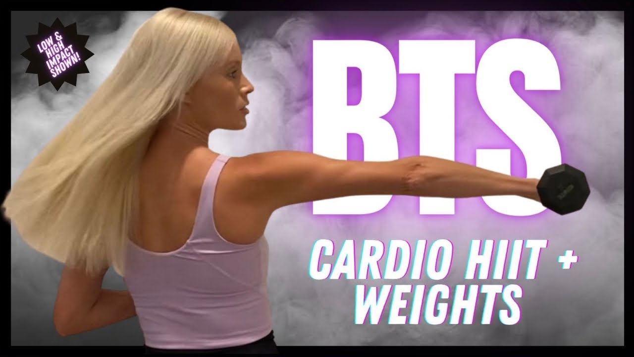ALL BTS CARDIO HIIT + WEIGHTS WORKOUT 🔥 20/20 🔥 SUPER FUN + CHALLENGING ...