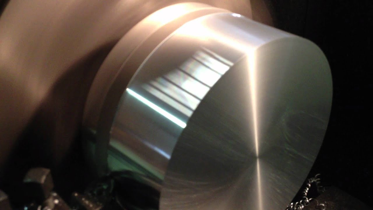 turning billet wheel hubs - YouTube