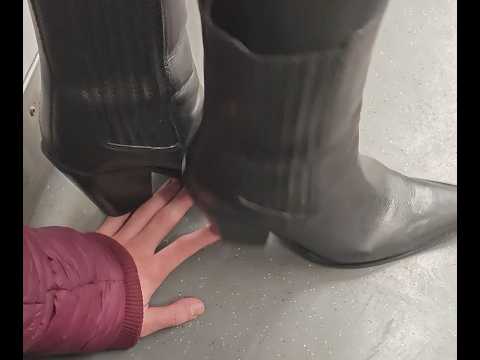 she almost destroyed my hands in heels - scht 58 - candid unknown hand crush trample