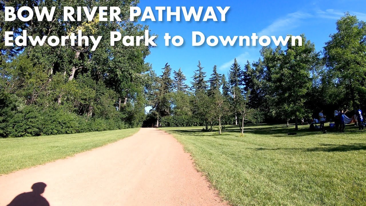 Edworthy Park to Downtown Calgary (Bike Ride) - YouTube