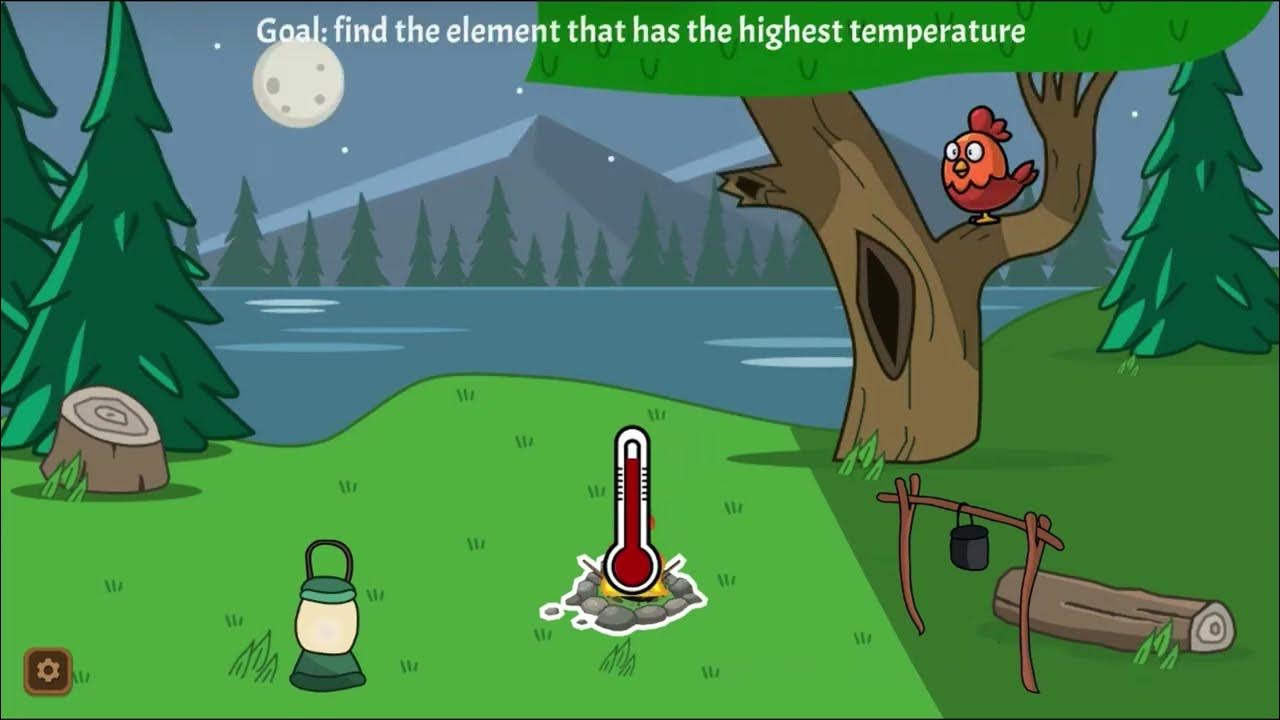 Science Game for Grades 6-8 | Heat as Energy Transfer | Camp Heat - YouTube