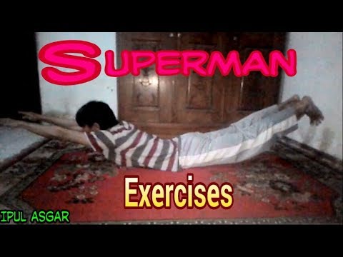 STRETCHING - How to do SUPERMAN exercises - YouTube