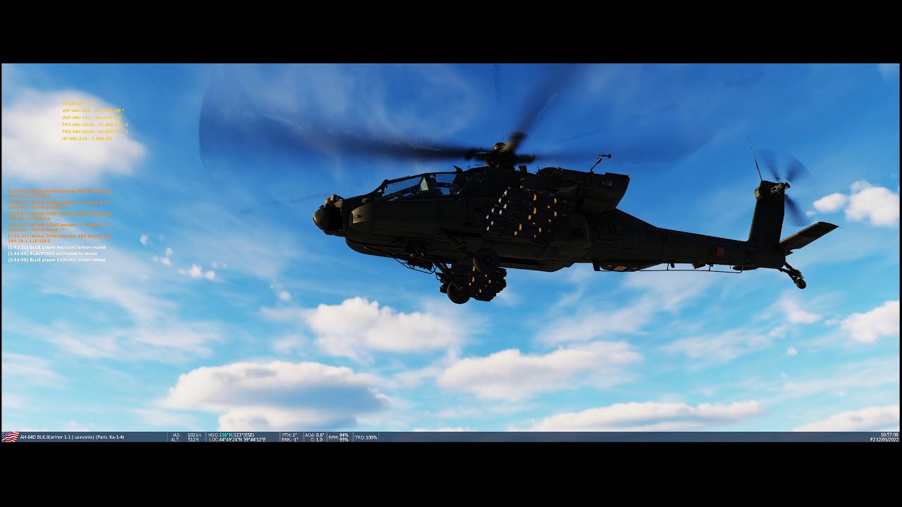 DCS practicando con el apache - YouTube
