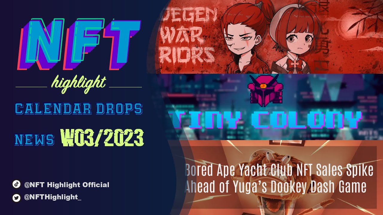 NFT Drops Calendar | IDO | Web3 Game Tiny Colony Moves from Solana to IMX | Upcoming Mint Drops ...
