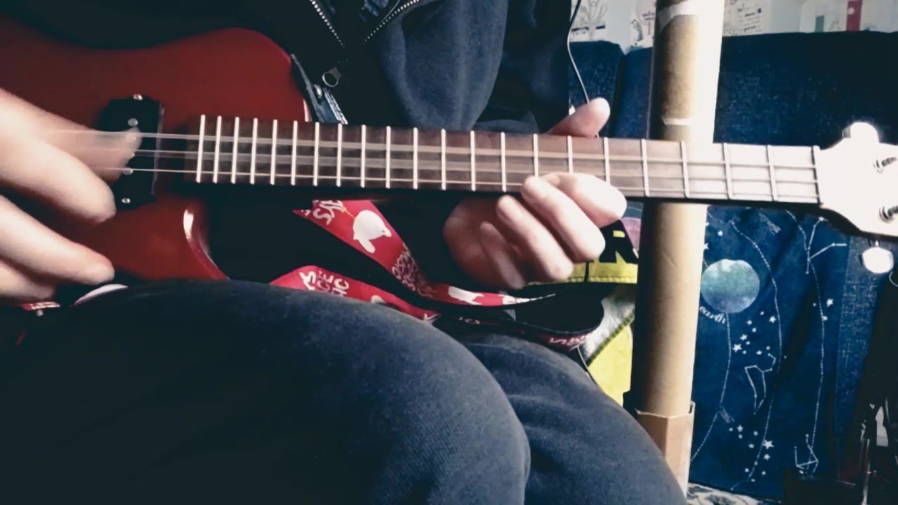 FALSE STAR - homemade song - electric bari uke - YouTube