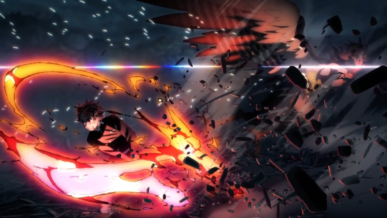 Tanjiro vs Upper moon 4 [AMV/EDIT] - Living Life In The Night - YouTube