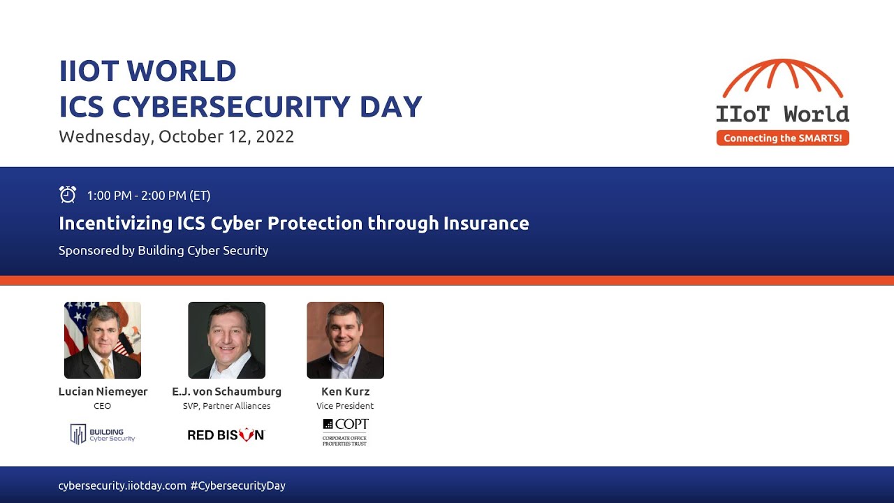 Incentivizing ICS Cyber Protection through Insurance - YouTube