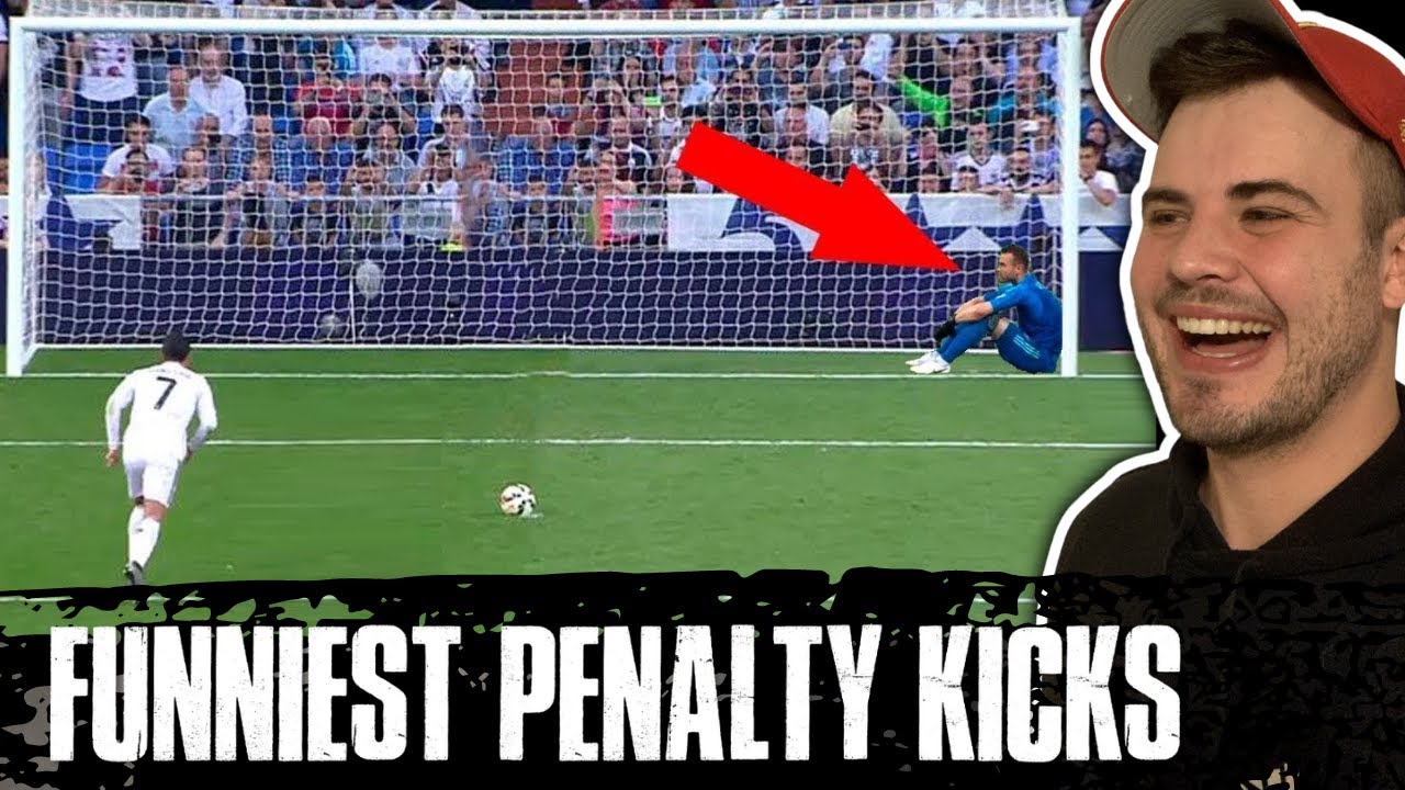10 Most Funny Penalty Kicks in Football/Soccer | Live Reaction - YouTube